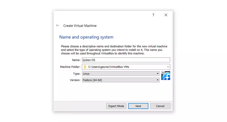 Come installare il sistema operativo Qubes su VirtualBox 3156_3