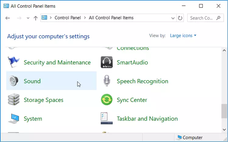 4 xeitos de abrir a configuración de son nun PC con Windows 31990_7