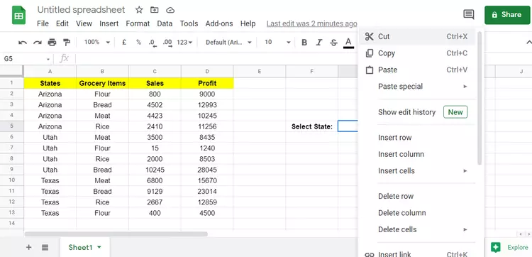 Kako koristiti funkciju FILTER u Google Sheets 32150_4