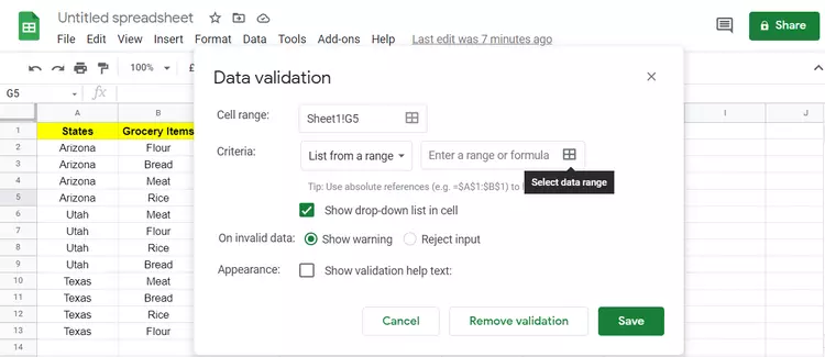 Kako koristiti funkciju FILTER u Google Sheets 32150_7