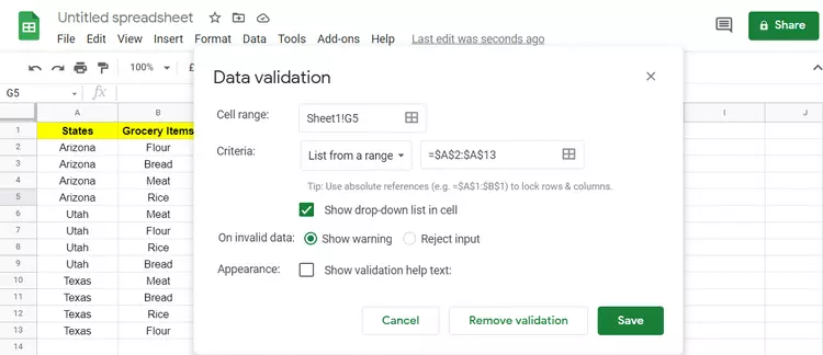 Kako koristiti funkciju FILTER u Google Sheets 32150_9