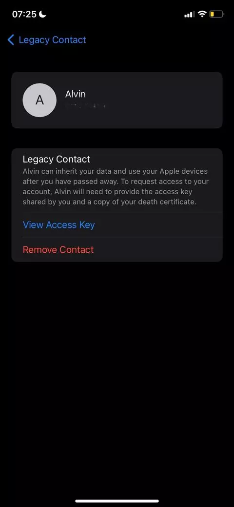 Come configurare i contatti legacy per trasmettere i tuoi dati iCloud quando muori 3251_6