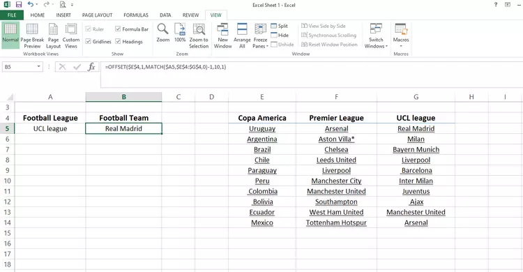 Wéi erstellen ech Multiple Dependent Drop-Down Lëschten an Excel 32551_14