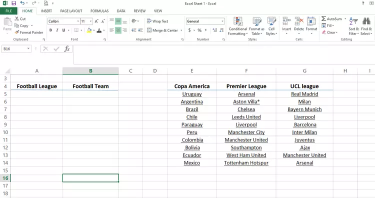 Come creare più elenchi a discesa dipendenti in Excel 32551_2