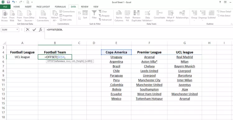 Come creare più elenchi a discesa dipendenti in Excel 32551_9