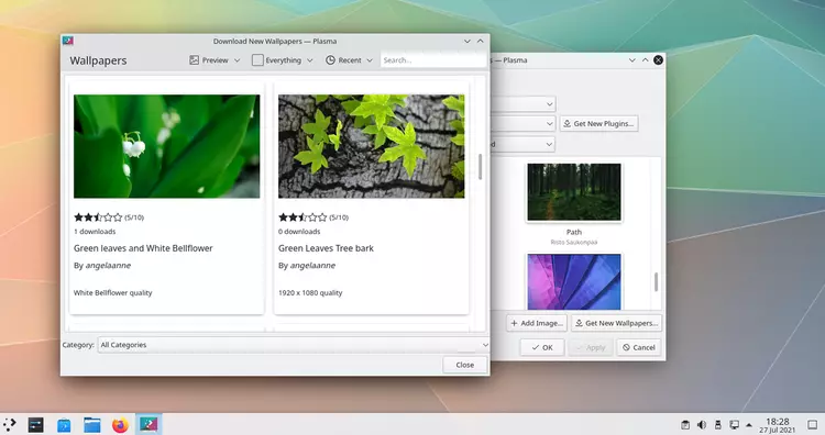Získejte více ze všeho pomocí tlačítka „Get New“ v KDE Plasma 3282_2