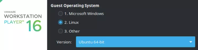 Faʻafefea ona faʻapipiʻi VMware i luga o Linux ma faʻatupu lau masini masini muamua 3288_5