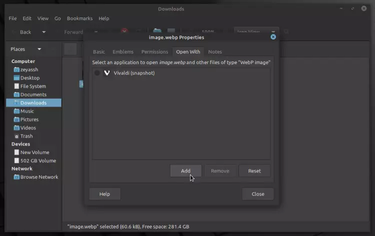 Giunsa Pagtan-aw ang Mga Imahe sa WebP sa Ubuntu ug Linux Mint 3309_3