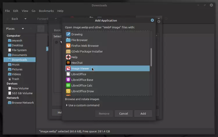 Giunsa Pagtan-aw ang Mga Imahe sa WebP sa Ubuntu ug Linux Mint 3309_4