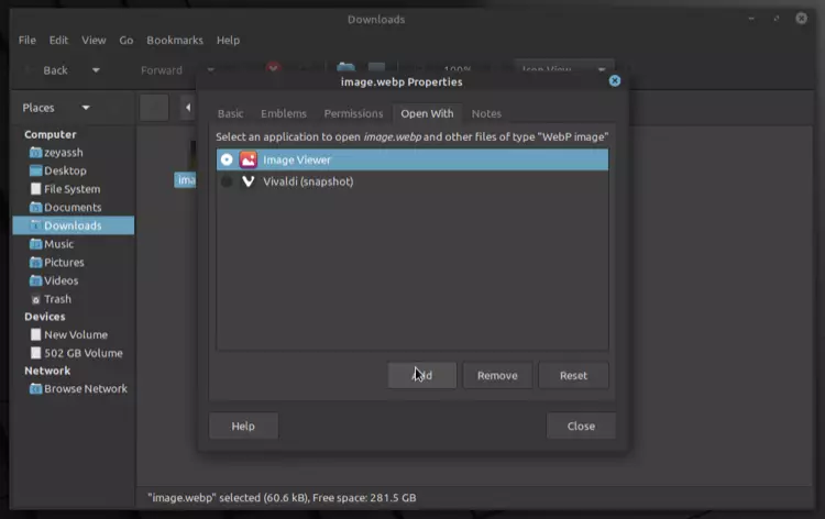 Ubuntu र Linux Mint मा WebP छविहरू कसरी हेर्ने 3309_6