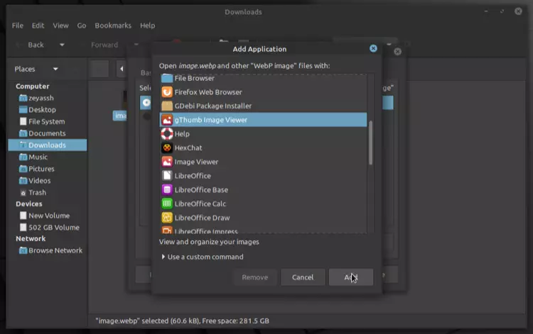 Giunsa Pagtan-aw ang Mga Imahe sa WebP sa Ubuntu ug Linux Mint 3309_7