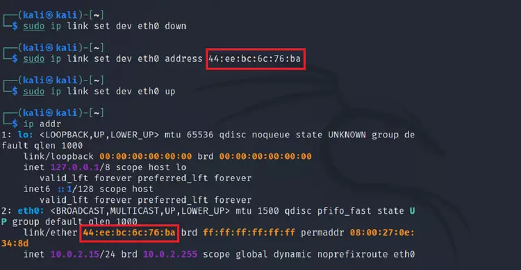 كيفية تغيير عنوان MAC الخاص بك على نظام Linux 3313_5