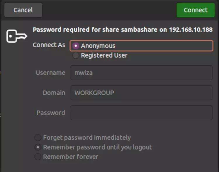 Kako nastaviti omrežno mapo v skupni rabi na Ubuntu s Sambo 3319_7