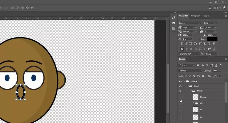 Kuinka luoda oma nukke Adobe Character Animatorille Photoshopissa 33283_10