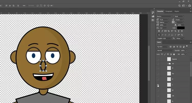 Hogyan készítsünk saját bábot az Adobe Character Animator programhoz a Photoshopban 33283_11