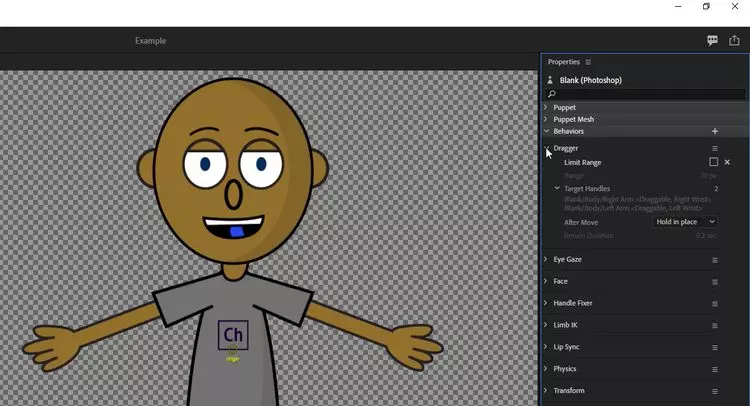 Hogyan készítsünk saját bábot az Adobe Character Animator programhoz a Photoshopban 33283_17