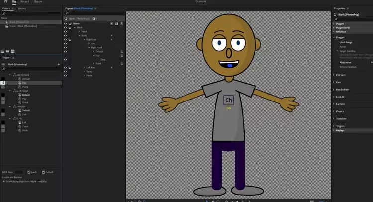 Hoe om jou eie marionet vir Adobe Character Animator in Photoshop te skep 33283_20