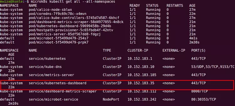 របៀបតំឡើងវត្ថុ Kubernetes ក្នុងស្រុកជាមួយ MicroK8s នៅលើអ៊ូប៊ុនទូ 3344_3