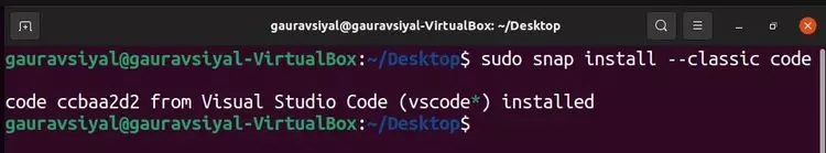 Hur man installerar Visual Studio Code på Ubuntu 3345_2