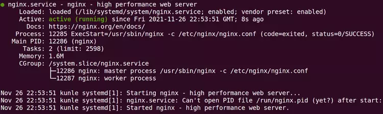 Paano I-install at I-configure ang Nginx sa Ubuntu 3346_2