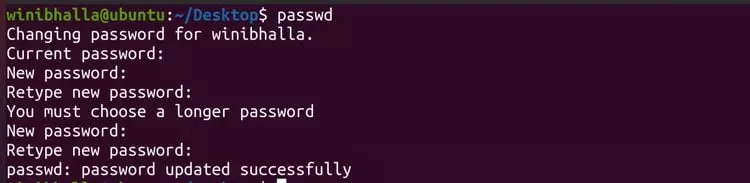 Kif tibdel il-password tiegħek f'Ubuntu 3350_2