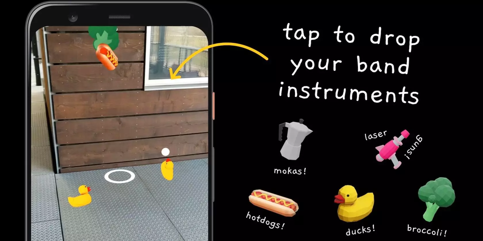 Jiri ngwa Bouncing Band Google tufuo ụfọdụ iti