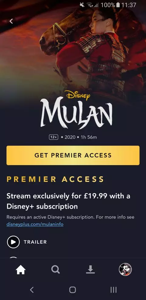 Otu esi ele Mulan na Disney+ ugbu a 34227_4