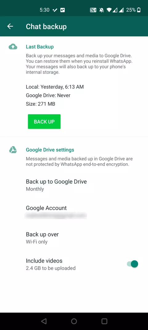 WhatsApp kann geschwënn ufänken Är Cloud Backups ze verschlësselen 34397_2