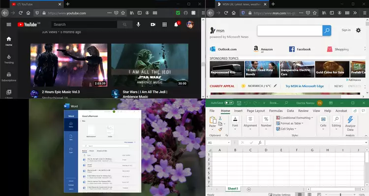 Yuav Siv Split Screen Li Cas Hauv Windows 10 34786_5