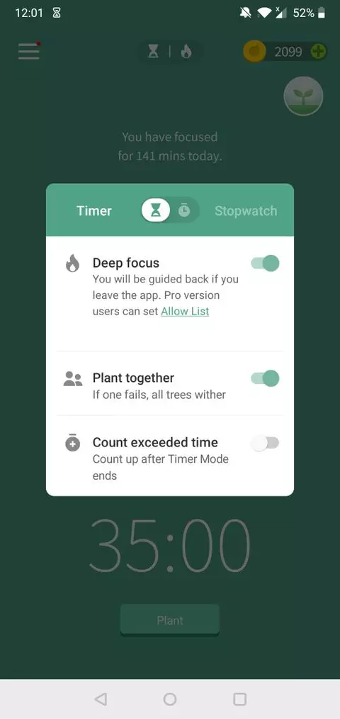 Comment contrôler votre dépendance au téléphone avec l'application Forest 34879_12