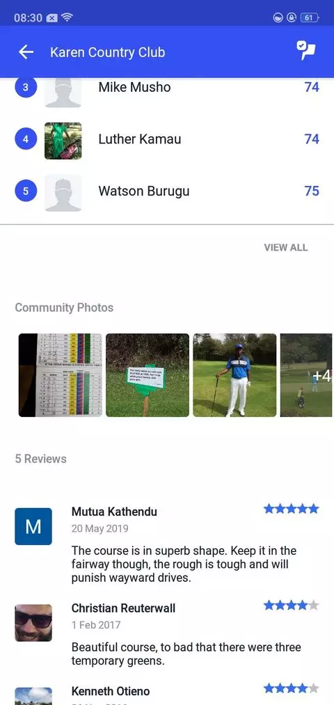 Ang 6 Pinakamahusay na Golf Rangefinder Apps para sa Android 3591_9