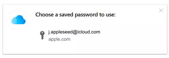 Úsáid Do Phasfhocail iCloud Le Síneadh Chrome Apple 35994_2