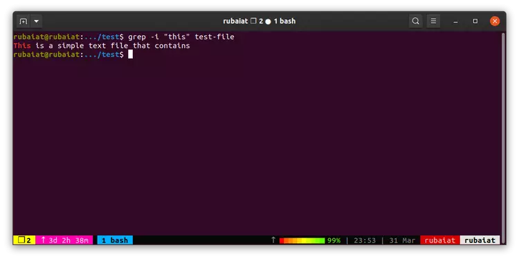 Mehlala e 10 e sebetsang ea Linux Grep Command 3605_3