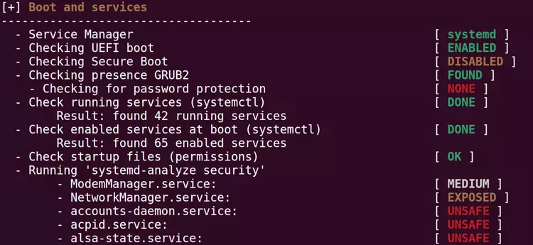 Sådan udføres sikkerhedsrevisioner på Linux med Lynis 362_2