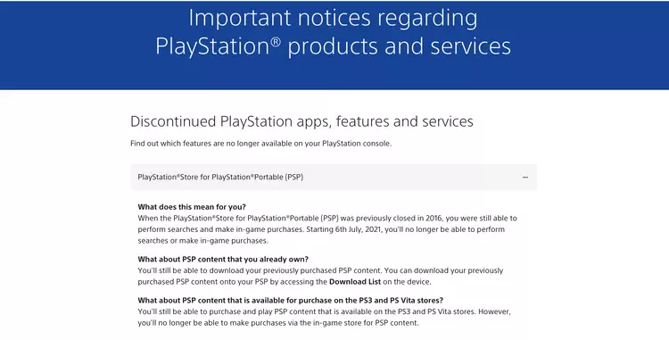 PSA: Weli waad ka iibsan kartaa Ciyaaraha PSP Dukaamada Sony ka dib 36449_2