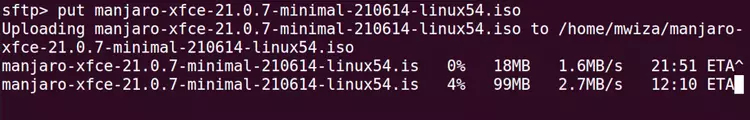 Ako bezpečne prenášať súbory v systéme Linux pomocou sftp 3660_3