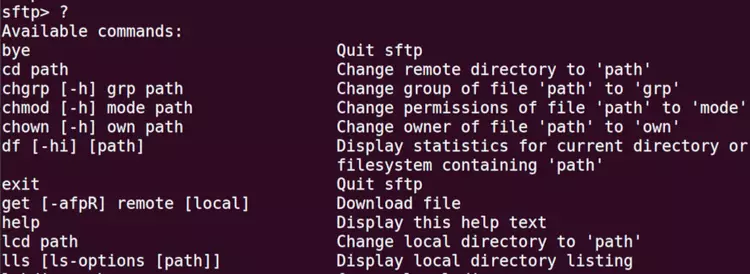 sftp ဖြင့် Linux တွင်ဖိုင်များကိုလုံခြုံအောင်မည်သို့လွှဲပြောင်းနည်း 3660_5