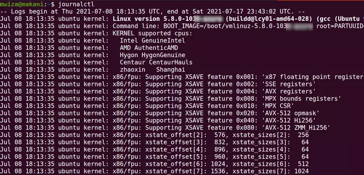 Giunsa Pagtan-aw ug Pag-analisar ang mga Log sa Linux Uban ang journalctl 3662_2