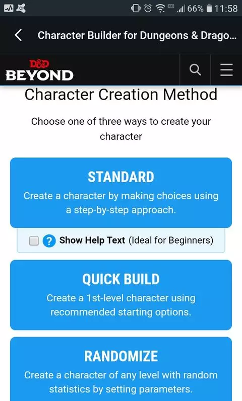 Cara Nggawe Petualangan ing Dalan Kanthi Aplikasi DnD Beyond 36632_6