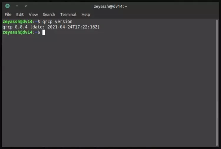 Hoe bestanden over te zetten tussen Linux, Android en iOS met qrcp 3697_2