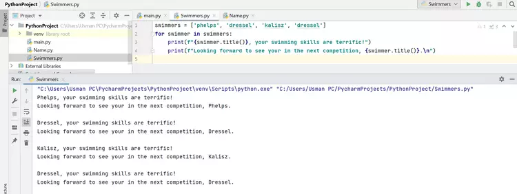 Conas Lúb a Úsáid le Liostaí i Python 3710_4