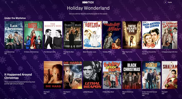 HBO Max loods Holiday Wonderland-afdeling vir Kersfeesbesigtiging 37831_2