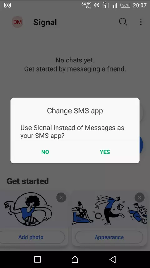 Android க்கான 6 சிறந்த இலவச மற்றும் திறந்த மூல SMS பயன்பாடுகள் 3805_2
