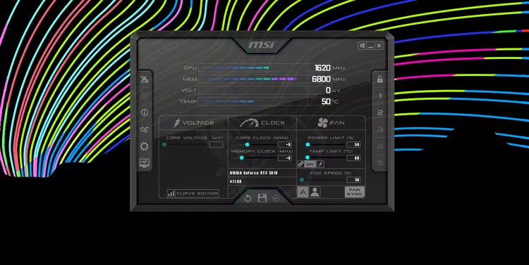 De folsleine hantlieding foar it brûken fan MSI Afterburner 3916_3