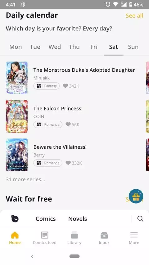 Android eta iPhonerako Manhwa eta Webtoons aplikazio onenak 3979_9