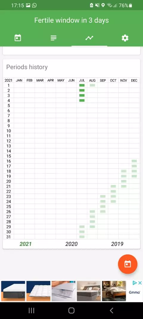 Android용 최고의 무료 생리 기간 추적 앱 8가지 39985_28