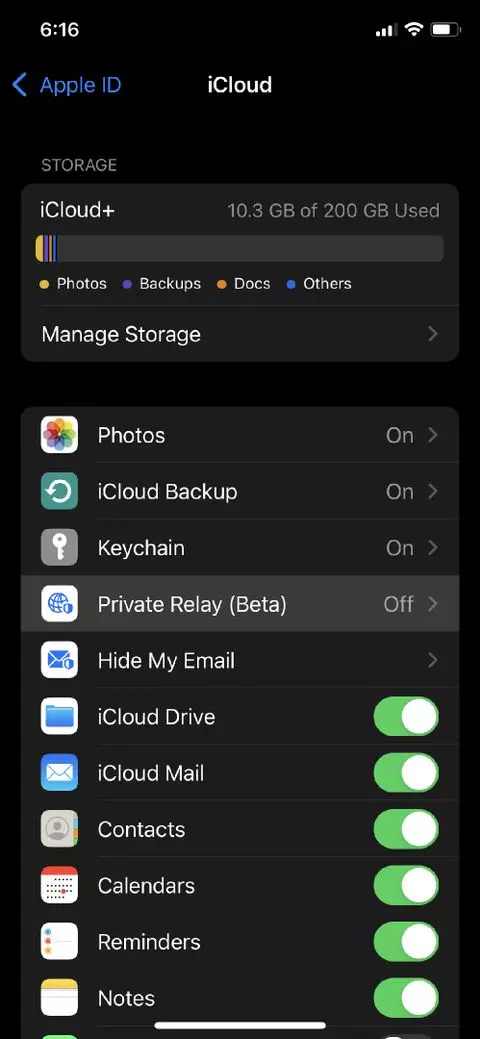 iOS 15 e kenyelletsa VPN e patiloeng bakeng sa ba ngolisitseng iCloud (Mofuta oa) 4028_4