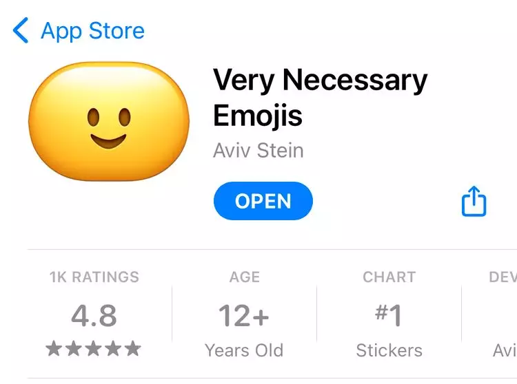 Ki jan yo jwenn nouvo ak inik emojis twazyèm-pati sou iPhone ou 4039_3