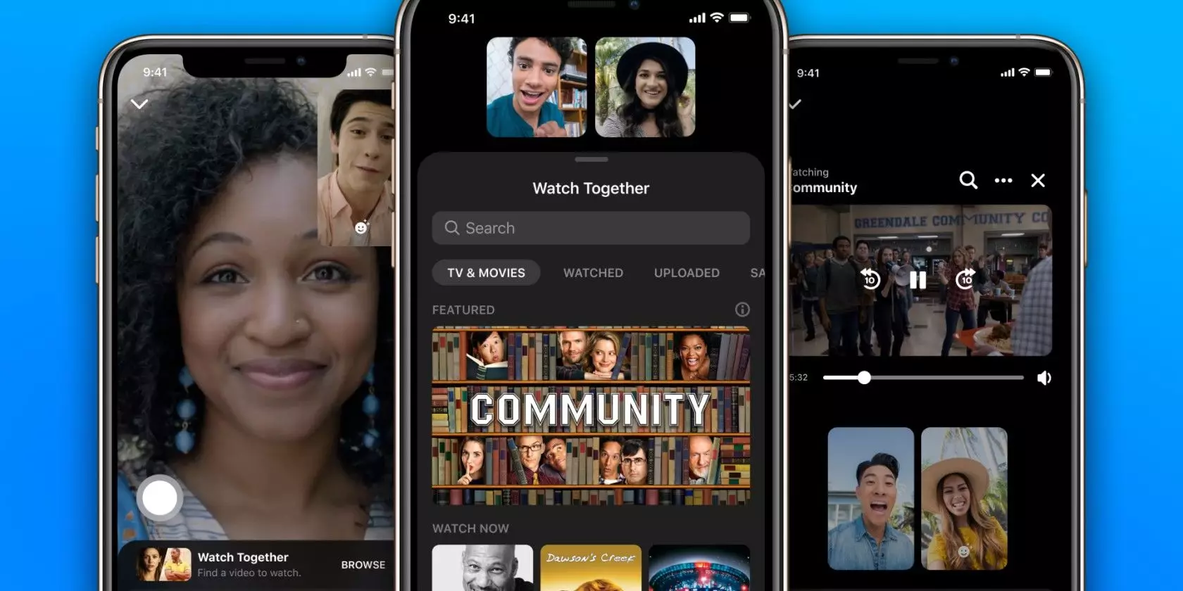 Facebook enthüllt "Watch Together" Feature am Messenger