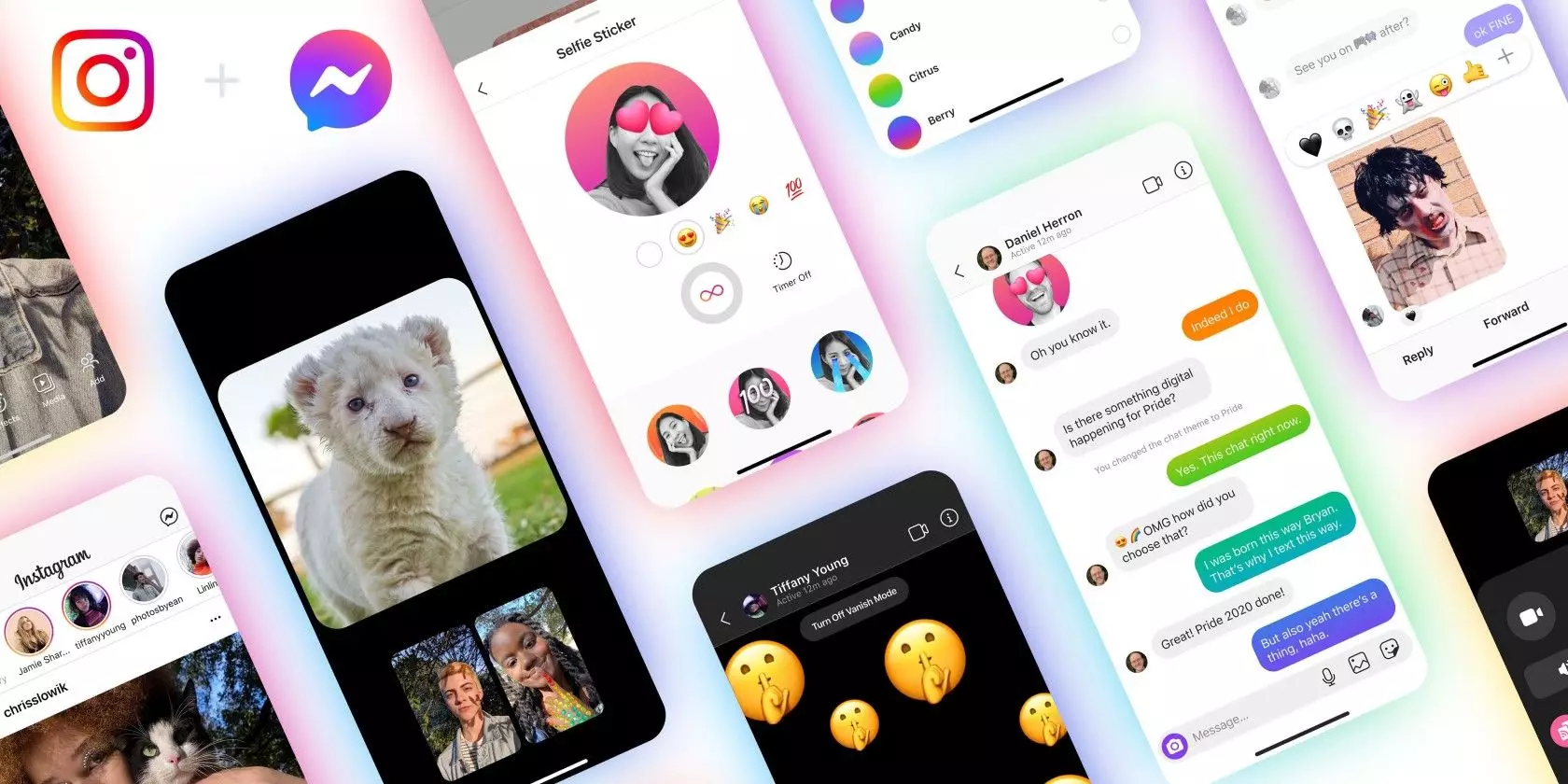 Le conversazioni su Instagram e Messenger sono appena diventate più eccitanti